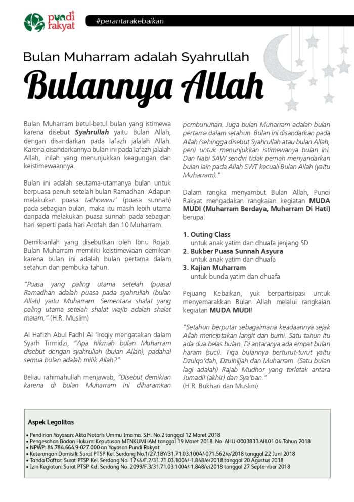 Buletin Agustus – Pundi Rakyat